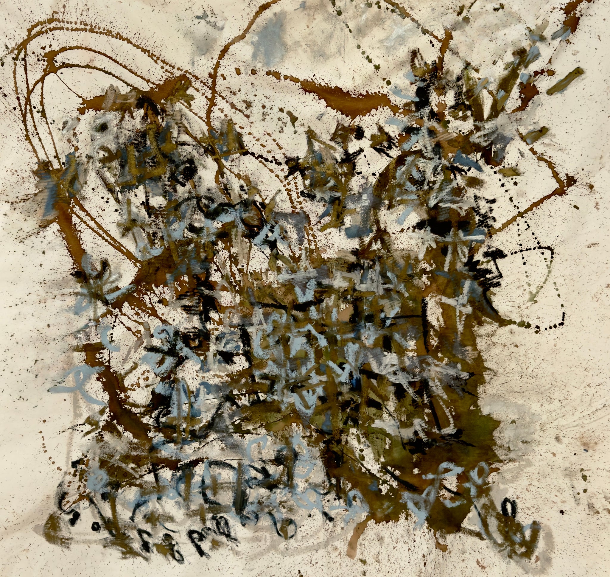 Astral Thicket 7 Abstract Oil Painting